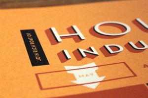 House Industries Poster by J Fletcher Design