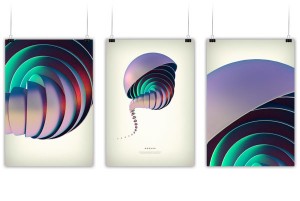 Digital Art Series: Revolved Forms by Črtomir Just