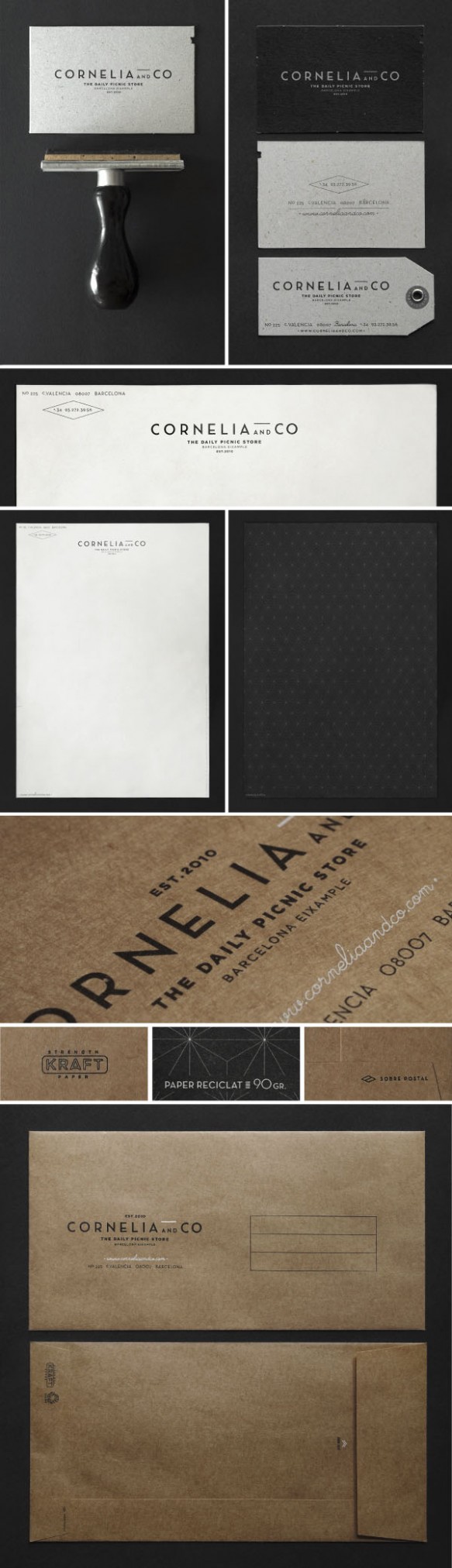 Brand and Package Design by Oriol Gil for Cornelia and Co