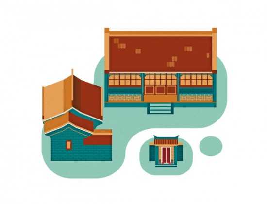 Editorial City Illustrations by Jing Zhang