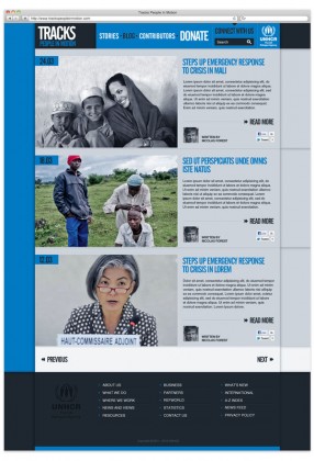 Tracks - Identity and Website Design by Noeeko