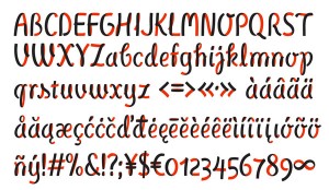 Blu - Multilayered Ribbon Font