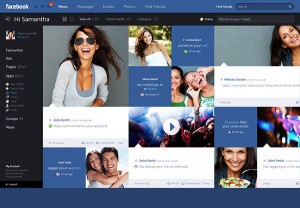 Facebook Web Design and User Interface Concept by Fred Nerby