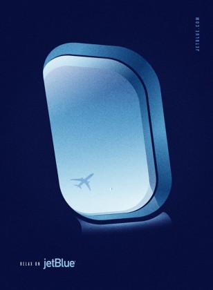 jetBlue Illustrations by Lab Partners for Goodby, Silverstein and Partners