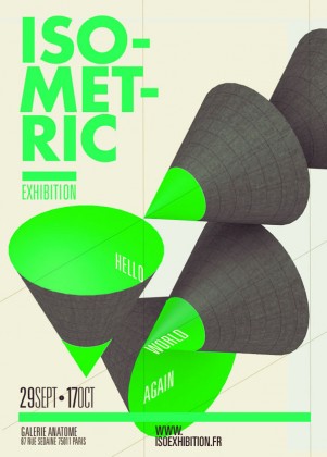Graphic Poster Designs by Thomas Ciszewski for Isometric Exhibition
