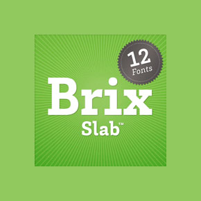 Brix Slab Type Family by HVD Fonts