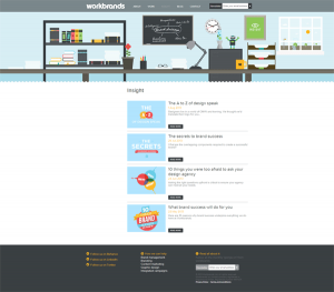 Workbrands - Nice Illustrated Website