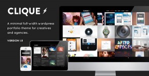 Clique - AJAX Responsive Portfolio WordPress Theme by SwiftIdeas