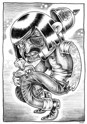 Frantic Drawings by Niklas Coskan