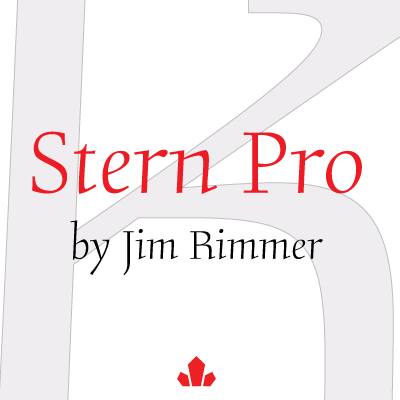Stern Pro - Font Design by Jim Rimmer
