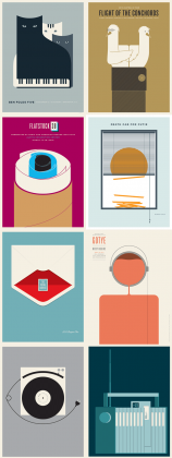 Selected Gig Posters by Jason Munn