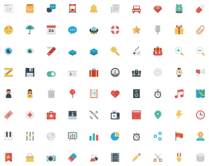Smallicons - a Big and Flat Set of Small Icons