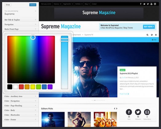 Supreme WordPress Theme