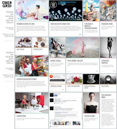 Ubergrid - Grid WordPress Theme
