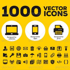 1000 Vector Icons