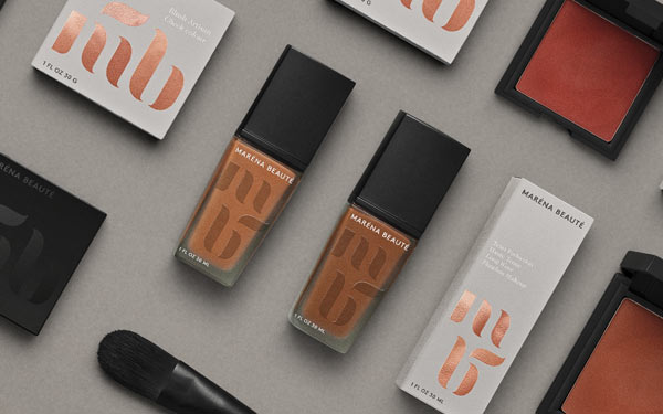 Maréna Beauté Cosmetics Identity by Bold