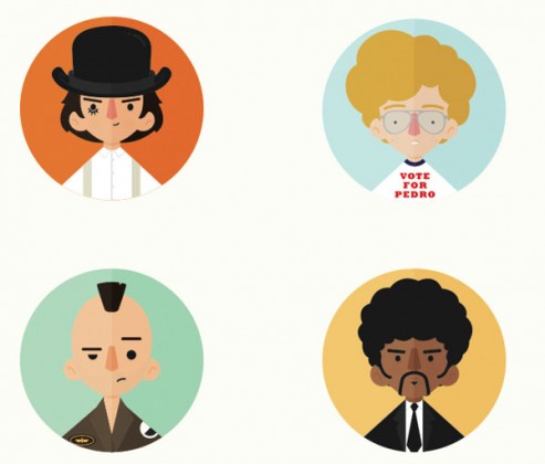 Illustrated Movie Characters by Rafael Lima