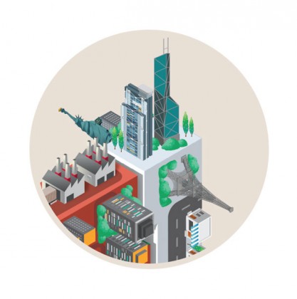 Ad Campaign Illustrations for HSBC - RMB