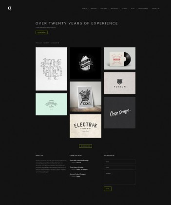 Quantum - Portfolio and Photography WordPress Theme