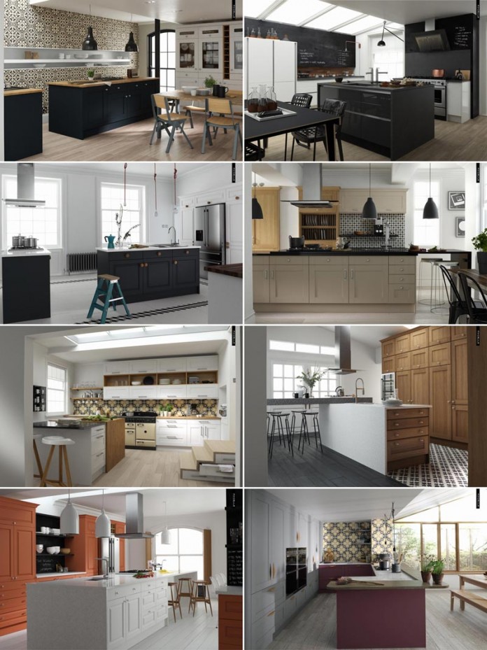 Kitchen Design CGI Production by Pikcells for LB Kitchens