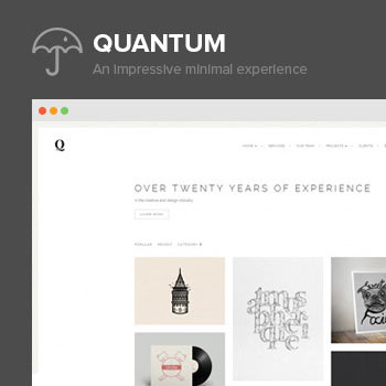 Quantum - Portfolio and Photography WordPress Theme