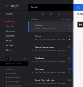 Unofficial Google Gmail Redesign Concept by Ruslan Aliev