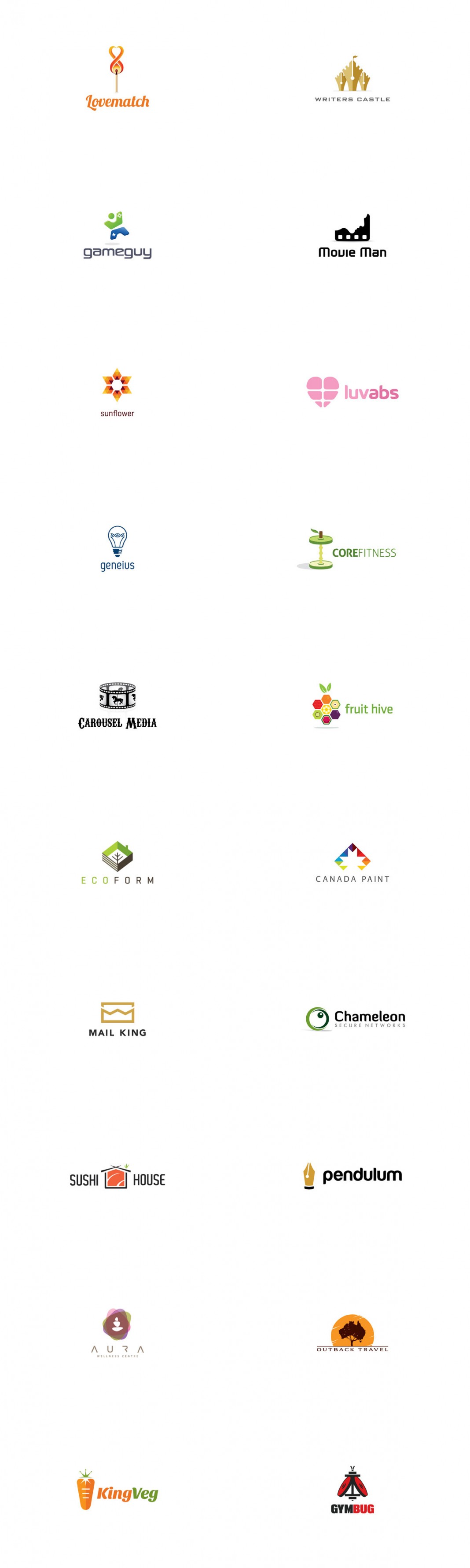 20 Creative Logos by Studio square69