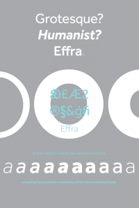 The Effra Font Family from Dalton Maag