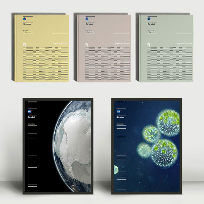 Nasa GeneLab - Corporate Identity Design