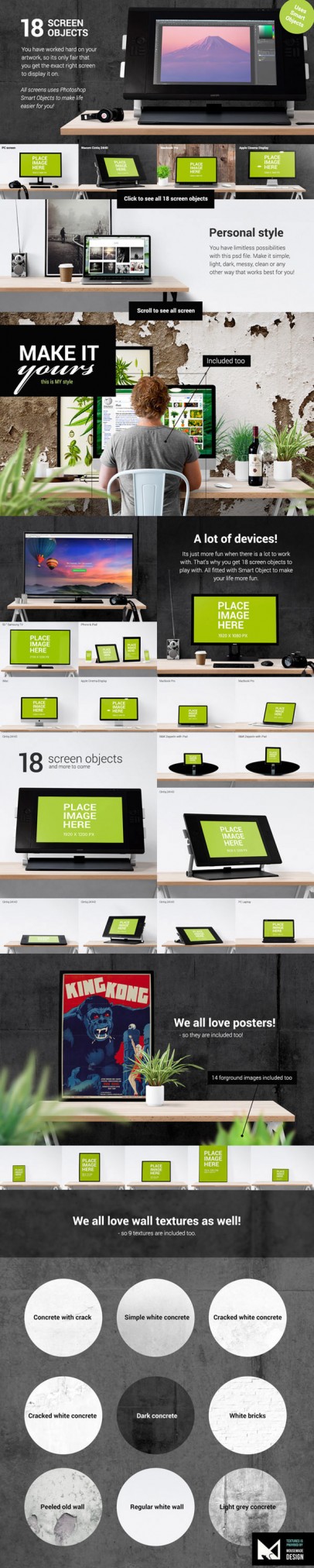 Mockup Scene Creator - Desk edition