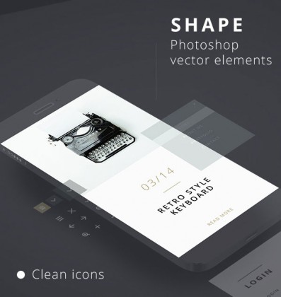 Adobe Photoshop UI Kit for Free Download