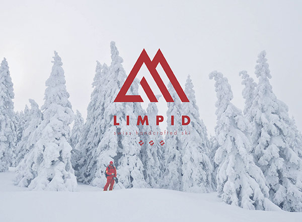 LIMPID Skis - Logo and Brand Identity