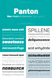 Panton Font Family from Fontfabric