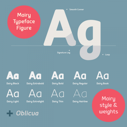 Mairy Font Family from Typesketchbook