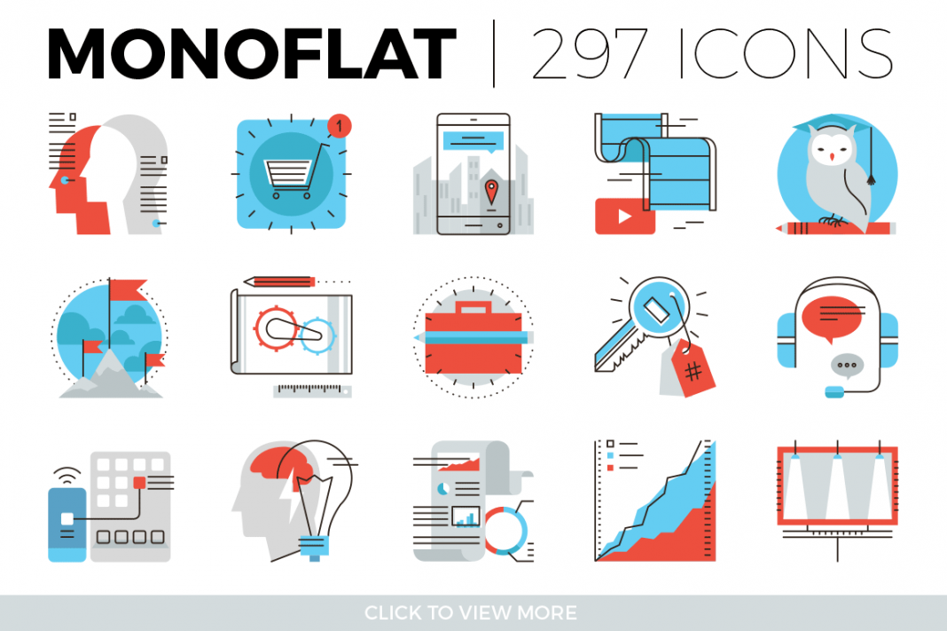 Monoflat Icons Collection