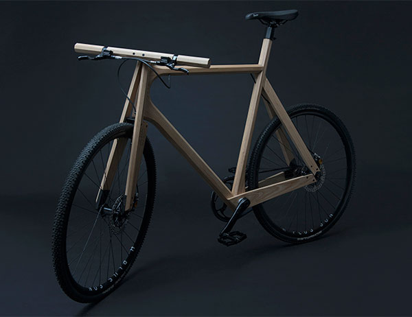 Wooden Bike by Paul Timmer