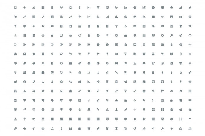 1000 Mini Vector Icons for Download