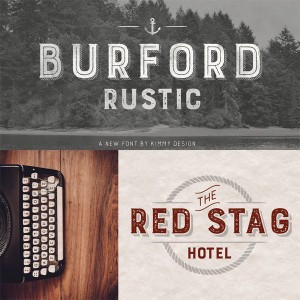 Burford Rustic - Weathered and Textured Type Family
