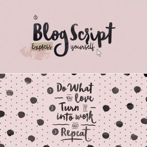 Blog Script - Hand Drawn Typeface from Sudtipos