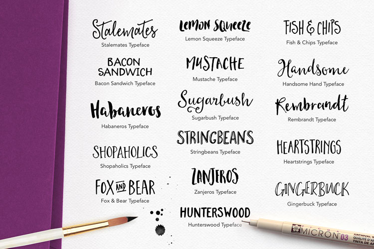 Typographer's Toolbox – Handcrafted Fonts Collection