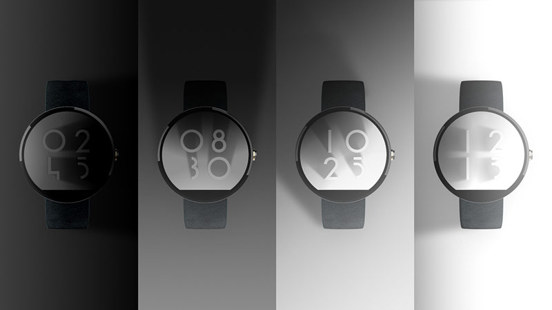 Shadow Clock App for AndroidWear – Design by Craig Ward