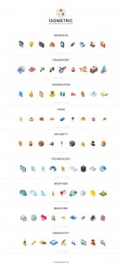 Isometric Flat Icons for Download