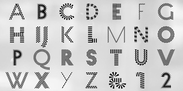 Stylish Pattern Fonts by Eike Dingler of Foundry Mauve Type