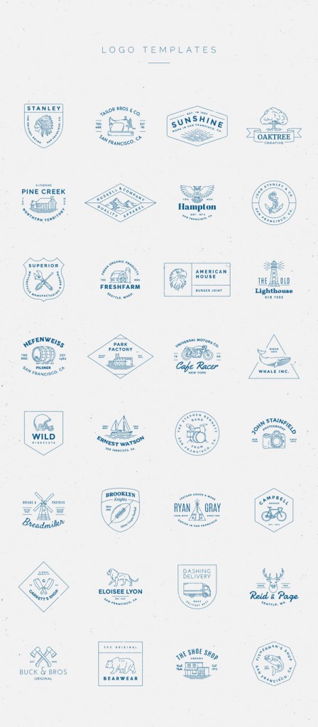 Stroke Logo Templates by Victor Barac