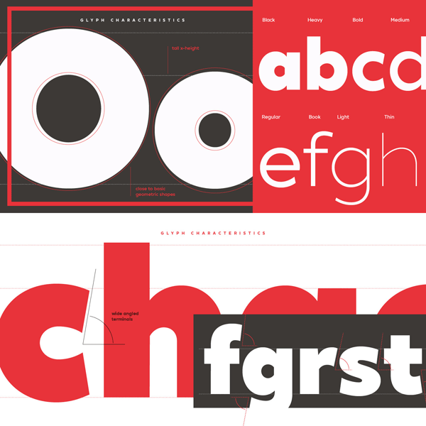 XXII Geom Typeface – Geometric Sans Serif Font Family