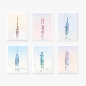 World's Highest Skyscrapers - Poster Series