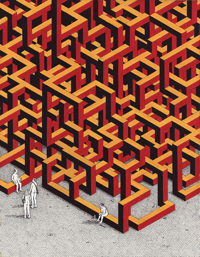 Ben Tolman – Drawings from the Fiction Series