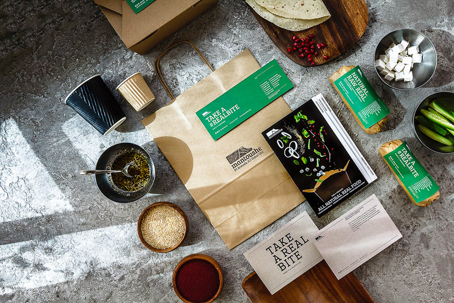 Mantoushe – Packaging and Menu Design