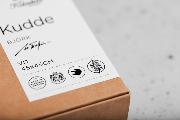 Klässbols Linen Factory – Brand and Package Design