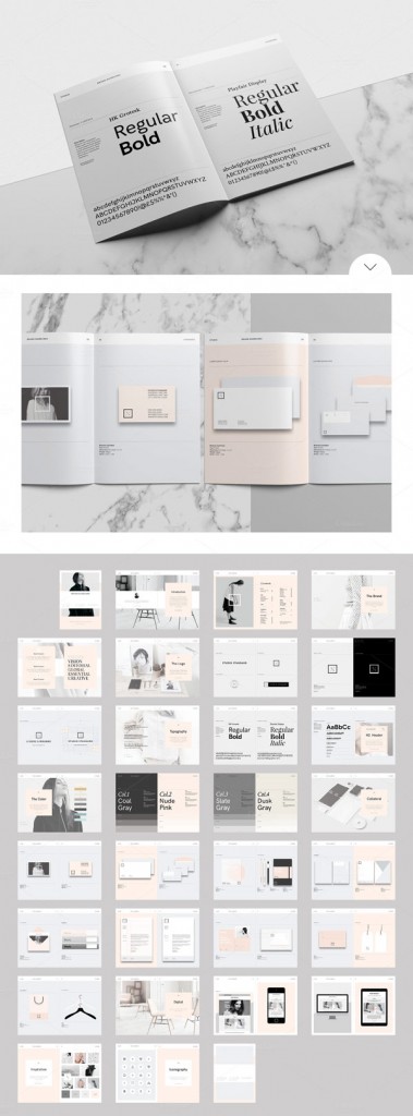 Studio Branding Guidelines Template for Adobe InDesign